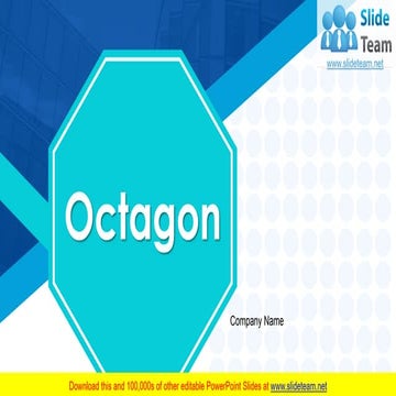 Octagon with Icons For Business Strategy PowerPoint Presentation Slides ...