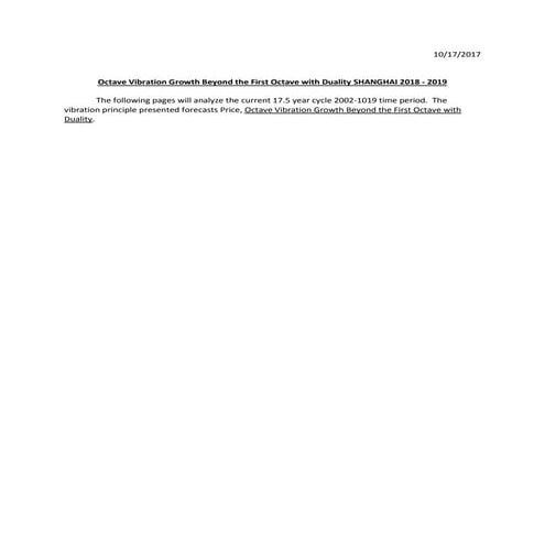 Octave Vibration Growth Beyond the First Octave with Duality Shanghai ...