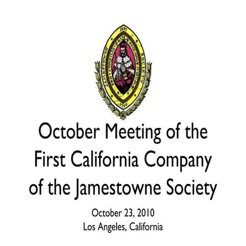 October Meeting Photos | PPT