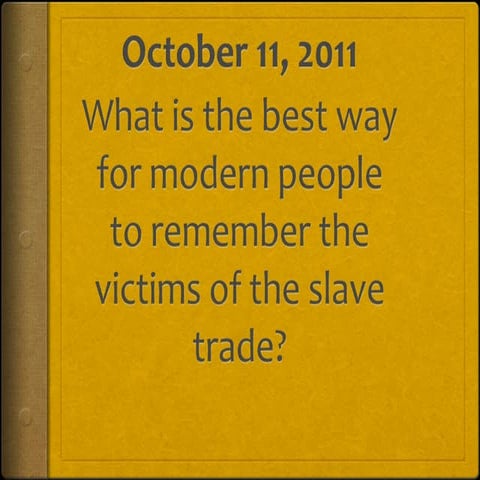 Atlantic Slave Trade - the Triangular Trade | PPTX
