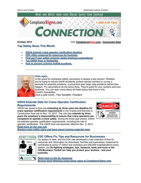 July 2017 Connection Workplace Safety Newsletter | PDF | First Aid ...
