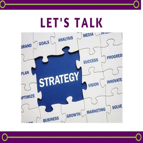 Let's Talk Strategy! | PDF