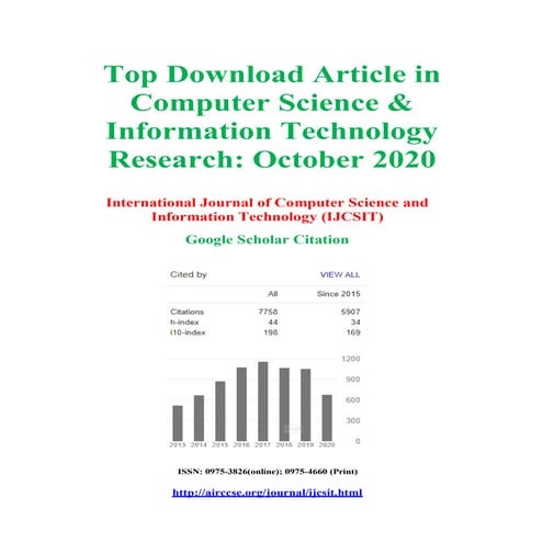 Top 10 Download Article in Computer Science & Information Technology ...