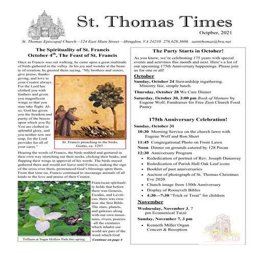 St. Thomas Times October 2021 | PDF