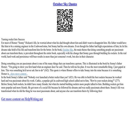October Sky Quotes These Quotes About October Prove It's The Most