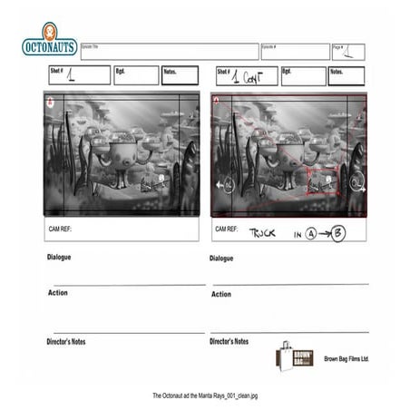 Octonauts and the Manta Rays storyboard | PDF