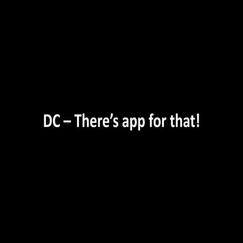 DC.gov App Store - OCTO World 2010 | PPTX | Computer Software and ...