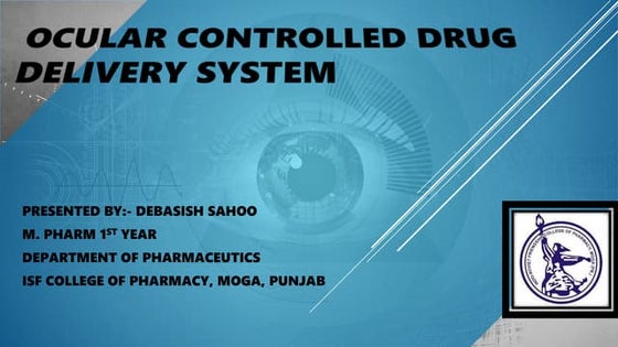 ocuserts [ocular inserts] | PPTX