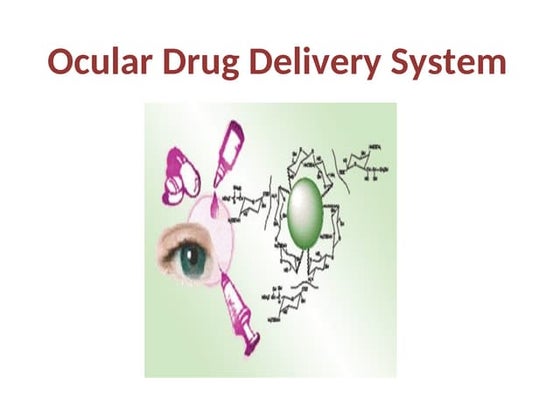 Ocular drug delivery system (novel drug delivery system).pptx