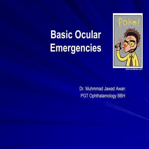 Ocular emergencies.ppt