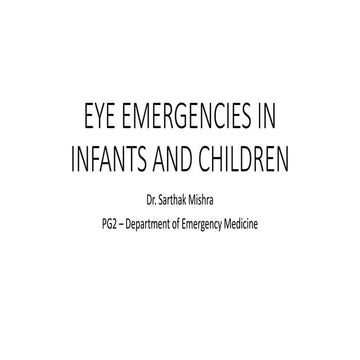 OCULAR EMERGENCIES IN PEDIATRICS [Autosaved].pptx