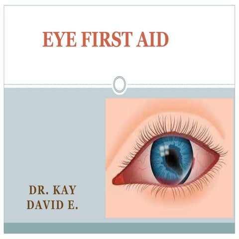 eye first aid | PPT