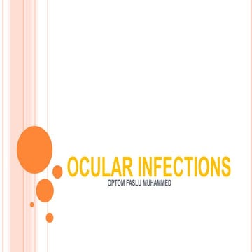 Ocular infections | PPTX