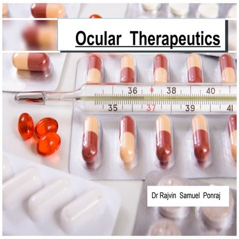 Ocular pharmacology | PPTX
