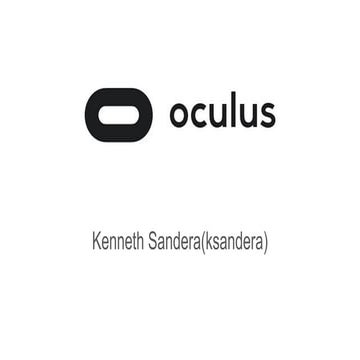 Oculus Company Presentation | PDF