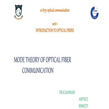 Optical Communication Unit 1 - Part 2 | PDF