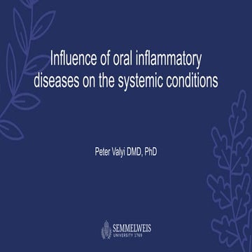 Oral diagnostics - Focal infection .pptx