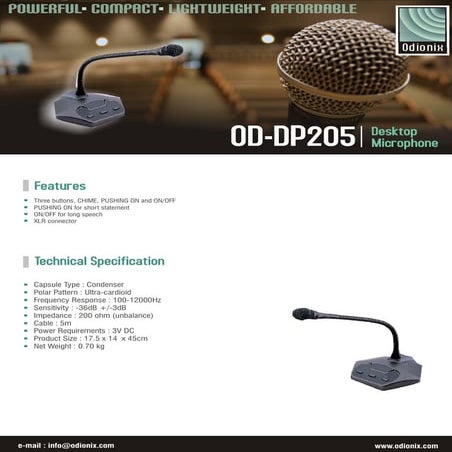 Od dp205 | PDF