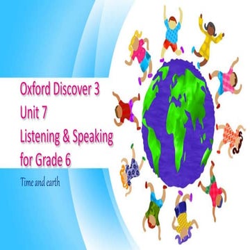 Oxford Discover 3 Unit 7 (Communication Lesson) | PPTX