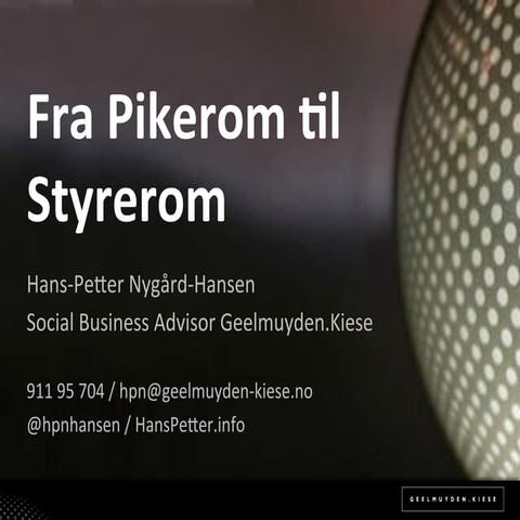 Oda nettverk-hpnhansen-inspirasjon2012 | PPT