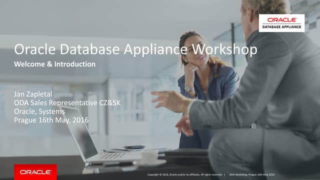 Oracle Database Appliance Workshop Pdf Operating Systems Computer