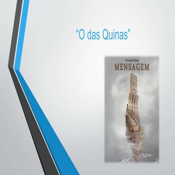 "Mensagem" de Fernando Pessoa: "O das Quinas" | PPTX