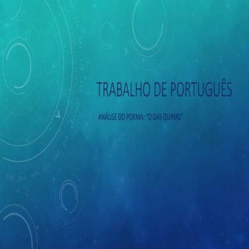 O das quinas | PPTX