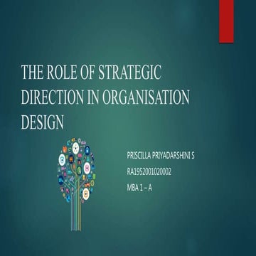 ORGANISATION DESIGN assignment 1 | PPTX