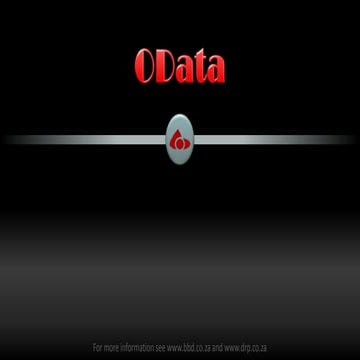 OData | PPTX