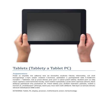 Odborný text tablets | PDF