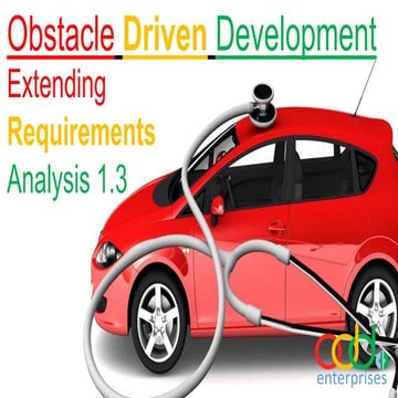 ODD: Extending Requirements Analysis 1.3 | PDF