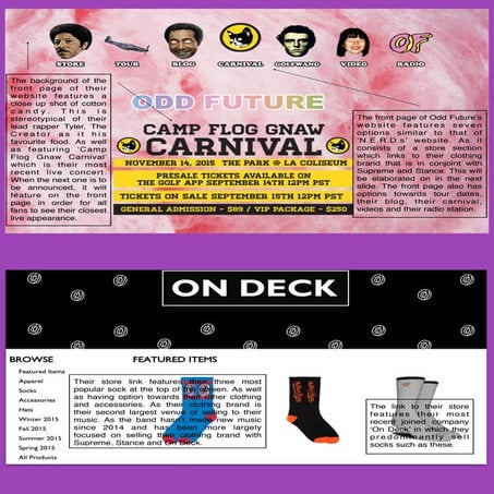 Odd future Website Analysis | PDF