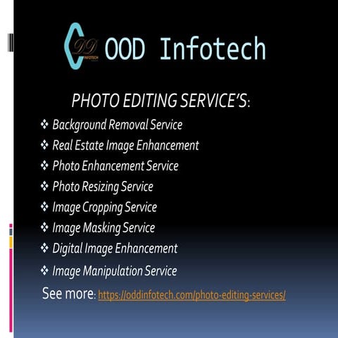 Photo Editing Services | PPT