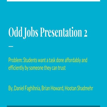 Odd jobs presentation 2 (1) | PPT
