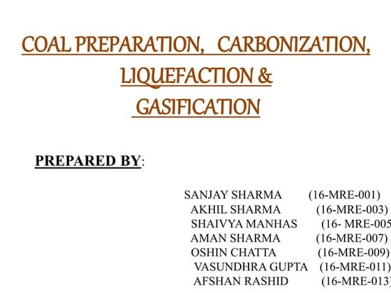 Proximate & ultimate analysis of coal | PPTX | Chemistry | Science