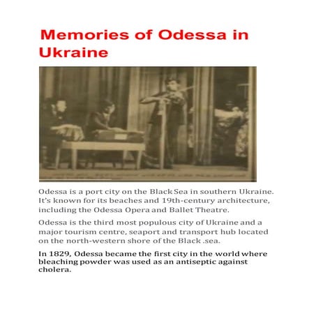 Odessa | PPTX