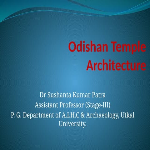 Odishan-Temple-Architecture-kalingan school | PPTX