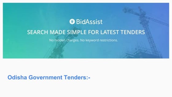 Rajasthan Government Tenders | PPT