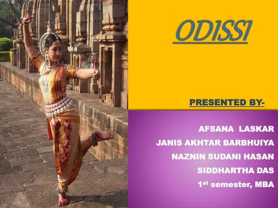 Indian Classical Dance forms - Rich Heritages | PPT