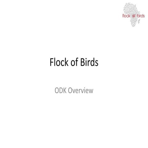 Open Data Kit, Digital data collection tool, training manual.pptx