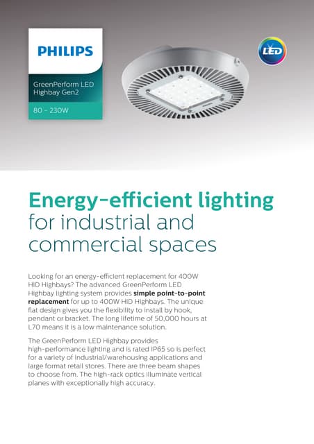 LED Highbay Light | PDF