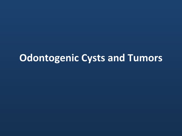gorlin cyst or calcifying odontogenic cyst | PPTX