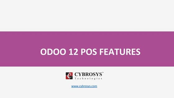 How to Manage Restricted Category in Odoo 18 POS | PPT