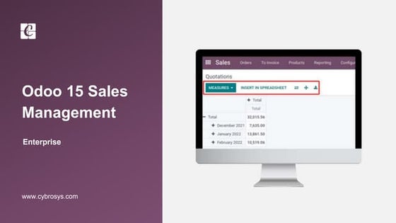 Odoo system presentation.pdf | Databases | Computer Software and Applications