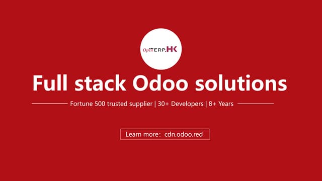 Odoo Theme Widget Customization With Online Testing Runbot Ppt
