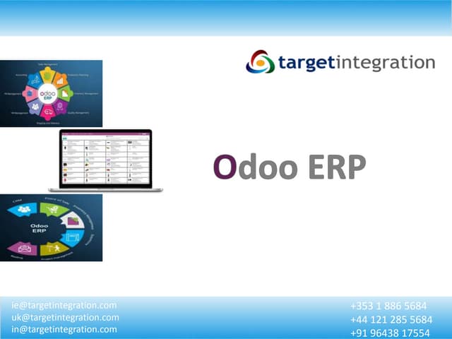Odoo Erp Target Integration Crm And Erp Solution Ppt