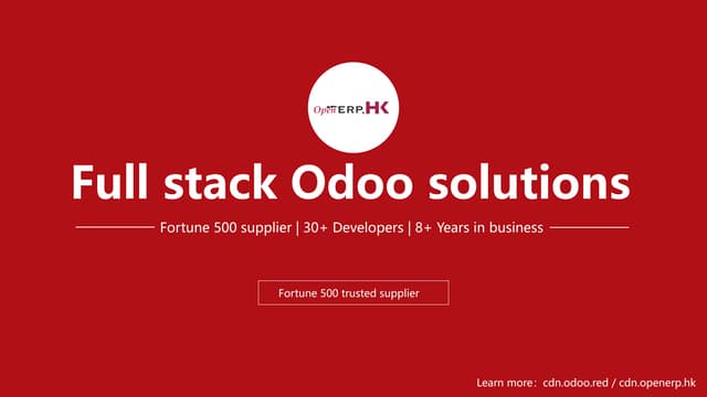 Full Stack Odoo Customization From Python Modules To Javascript Widgets