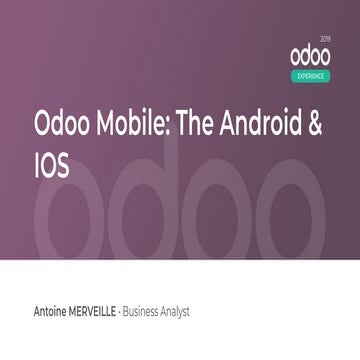 Odoo Mobile: Android & IOS | PDF