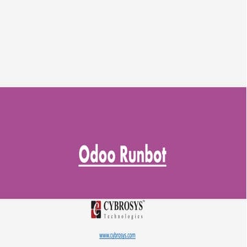 Odoo runbot | PPT