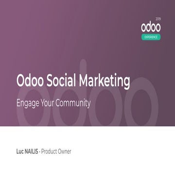 Odoo Social Marketing | PPT